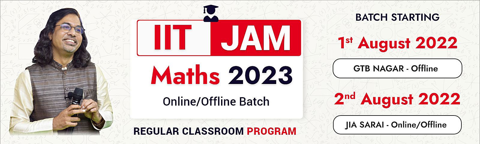 CSIR NET/JRF Maths | IIT JAM Maths & Stats - Coaching Institute In Delhi