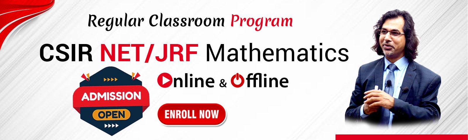 CSIR NET/JRF Maths | IIT JAM Maths & Stats - Coaching Institute In Delhi